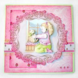 Pretty Handmade Greetings Card - Blank on Luulla